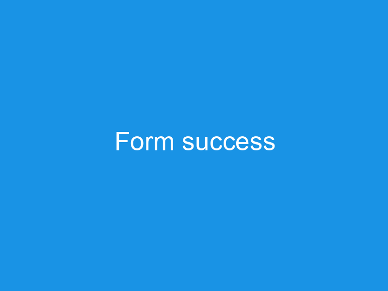 Form success - Blackheath Standard Surgery Greenwich